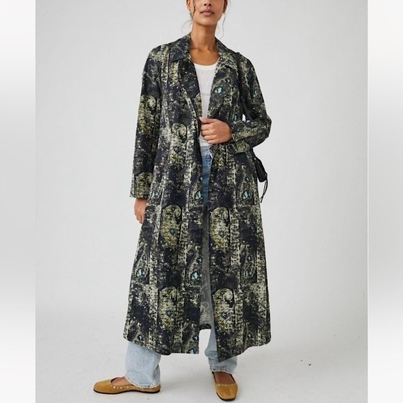 Free People | Jackets & Coats | Free People Rae Rae Paisley Print ...